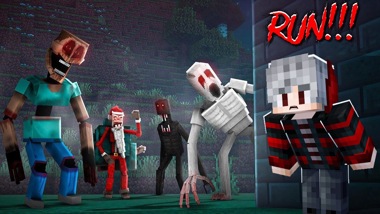 Can I survive from scary entities in minecraft | Slainby Tanzim - YouTube