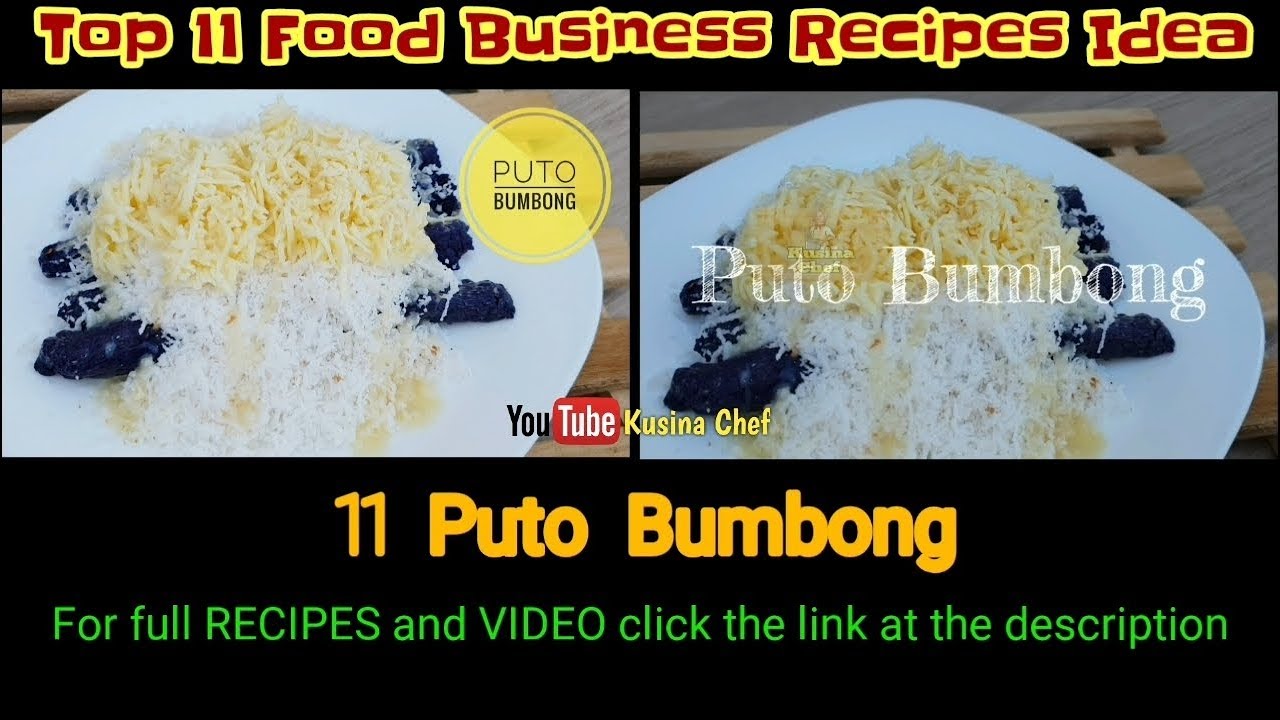 TOP 11 FOOD BUSINESS RECIPE IDEAS - YouTube