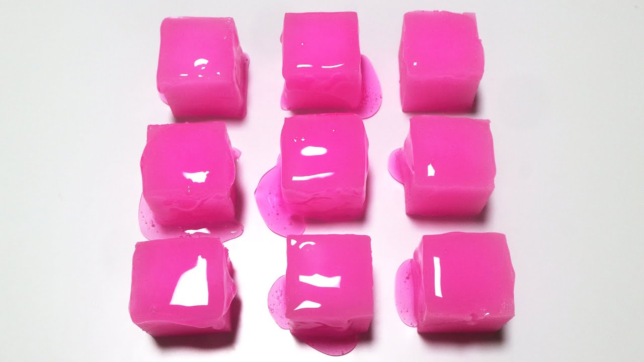 모구모구 슬라임 으깨기 / SPONGE SLIME - YouTube