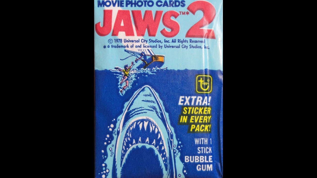 What's Inside - Jaws 2 Movie Photo Cards (1978, Topps) - YouTube