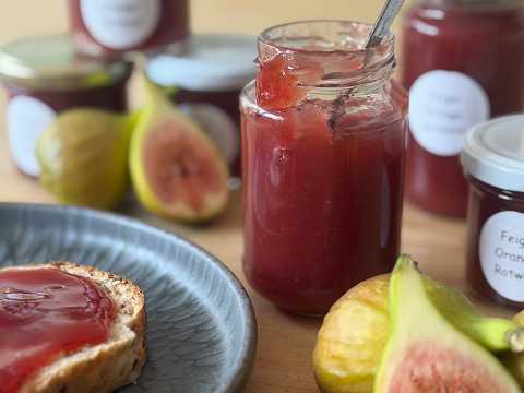 Marmelade Feigen-Orangen-Rotwein