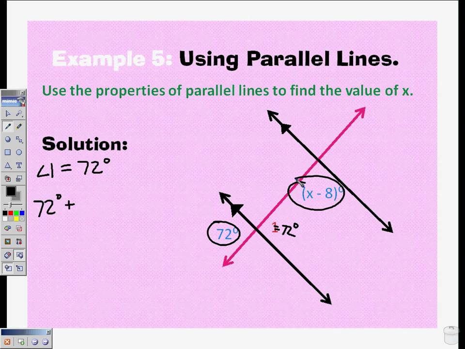 Parallel Lines and Transversals.avi - YouTube