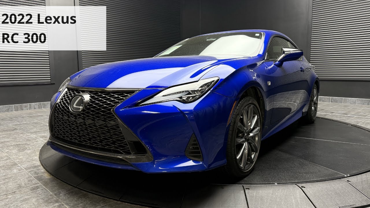 2022 Lexus RC 300 | AWD | F-Sport 2 - YouTube