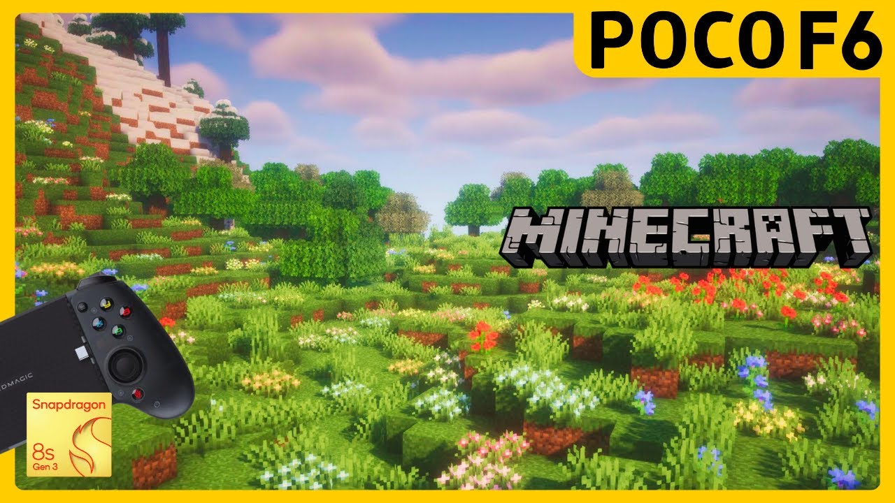 Minecraft | Android Gameplay | Xiaomi Poco F6 | 12/512 | Snapdragon 8s ...