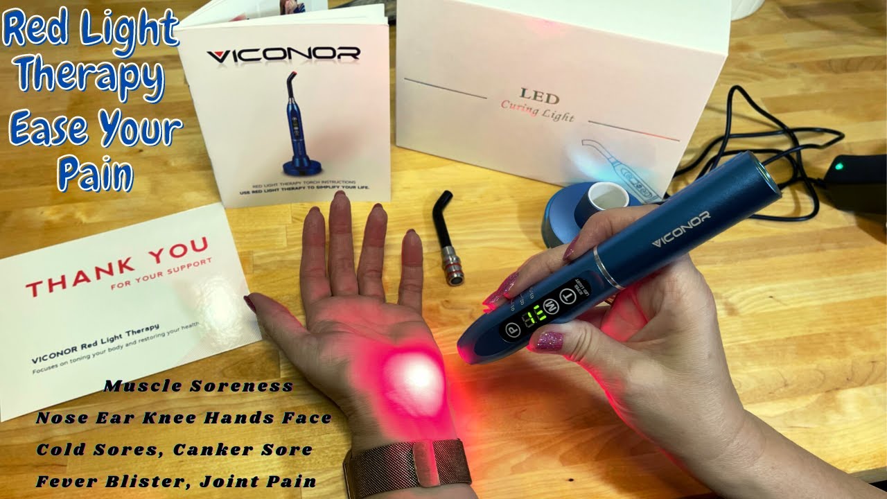 Handheld Infrared Red Light Therapy by Viconor - YouTube