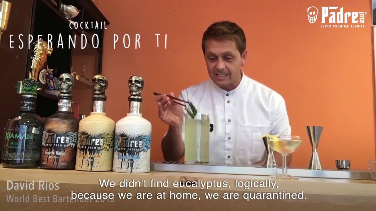 Tequila Workshop with Star Bartender DAVID RIOS Part 2 💀 Padre Azul ...