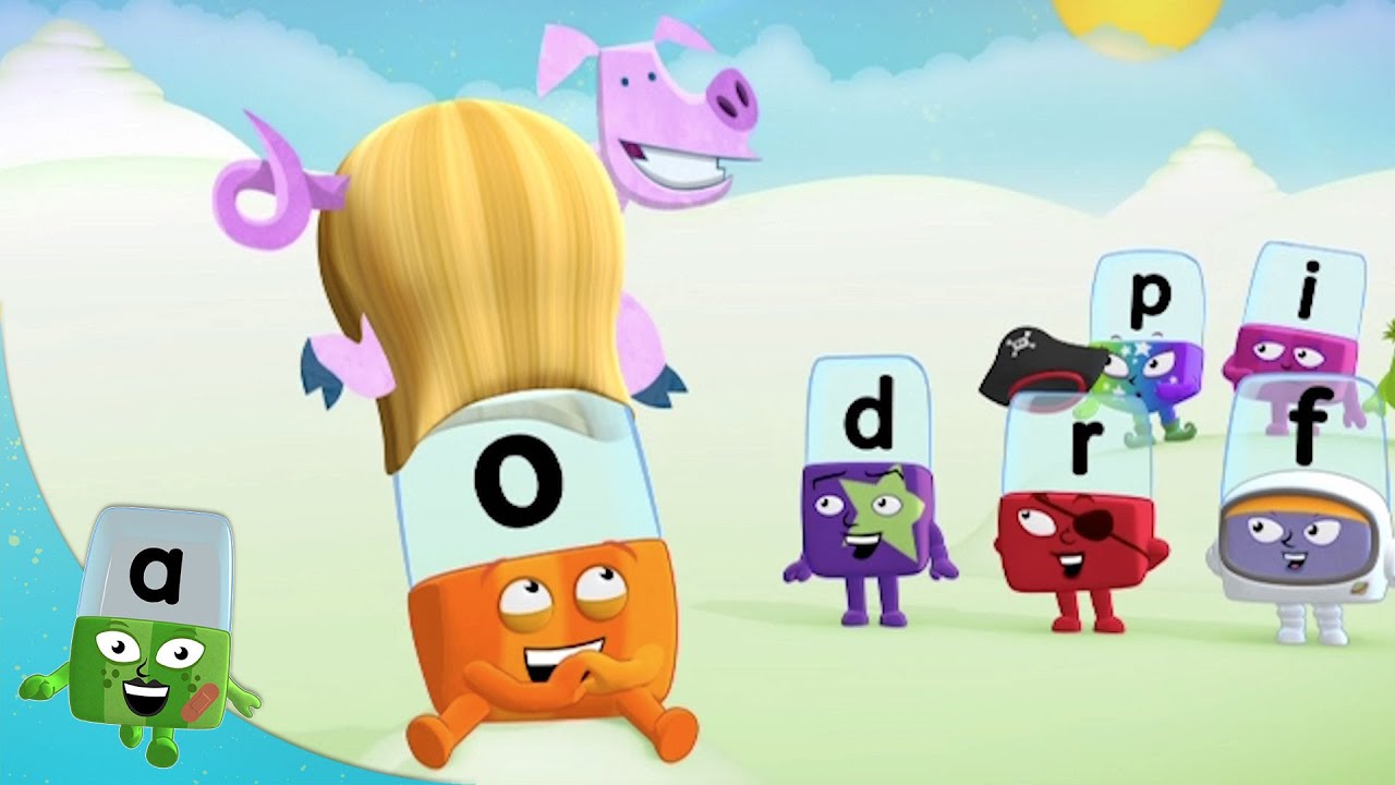 @officialalphablocks - O Gets a New Hair Style | Learn to Read ...