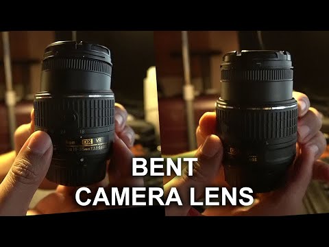 How to Fix Bent Jammed Camera Lens - YouTube