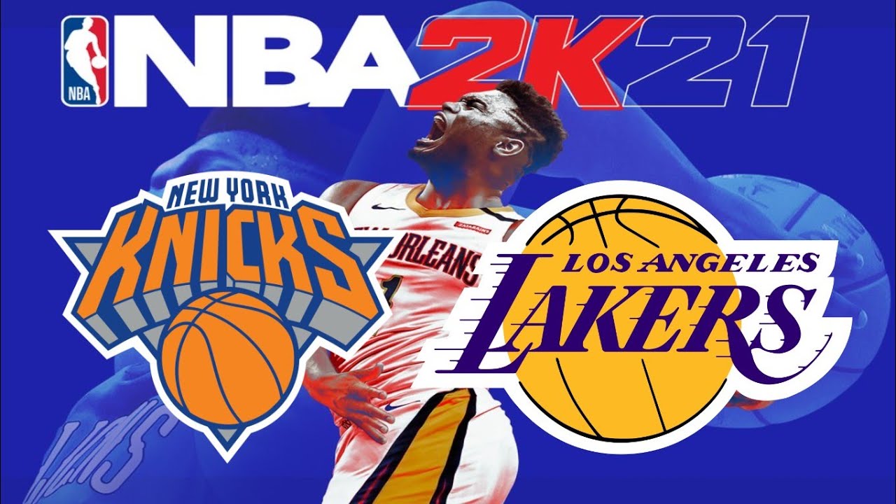 NBA 2K21 Switch Gameplay - New York Knicks @ Los Angeles Lakers - YouTube