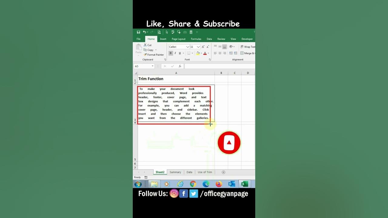 How To Remove ALL Unwanted Spaces In Excel MS Excel Me Extra Spaces how-to-remove-all-unwanted-spaces-in-excel-ms-excel-me-extra-spaces
