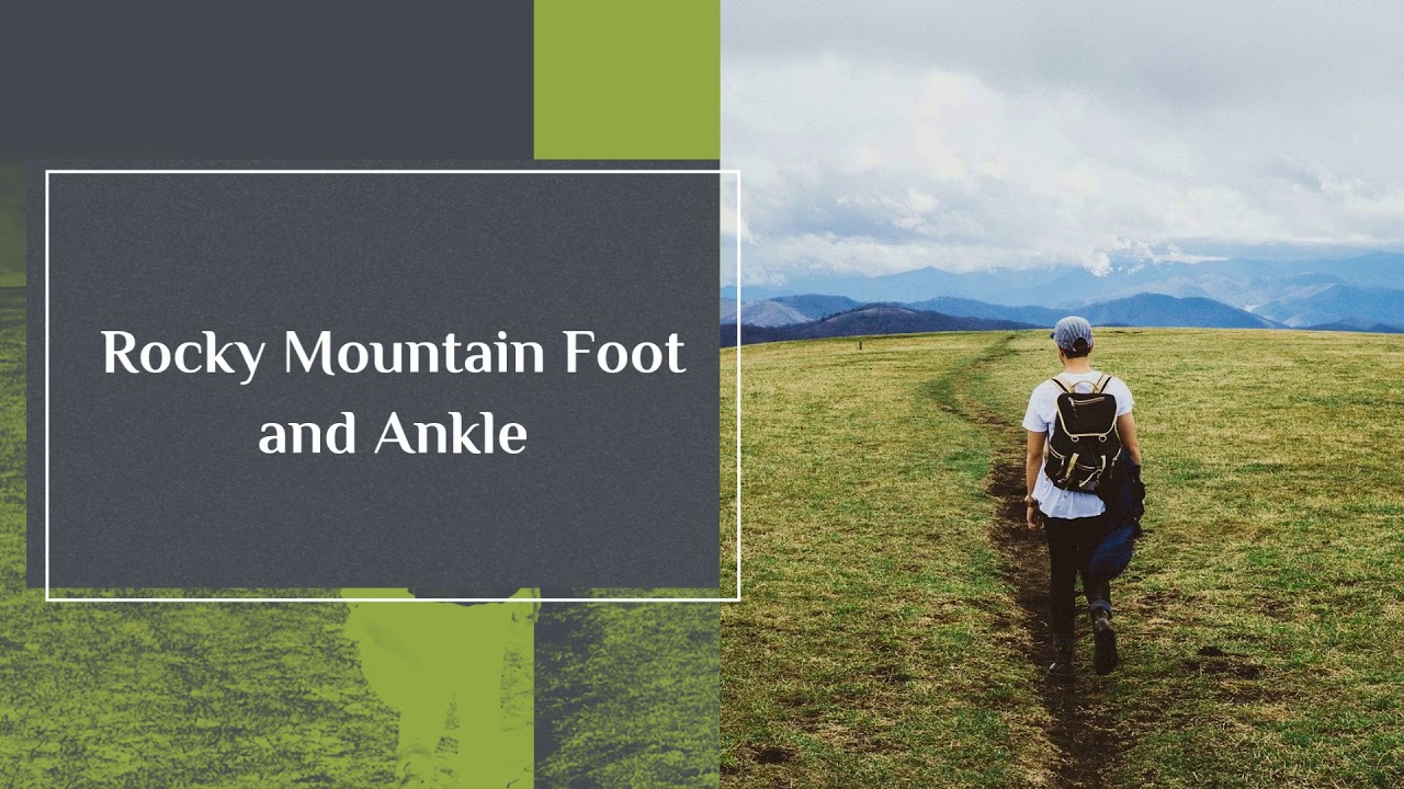 Feet Slowing you down - Rocky Mountain Foot & Ankle - YouTube
