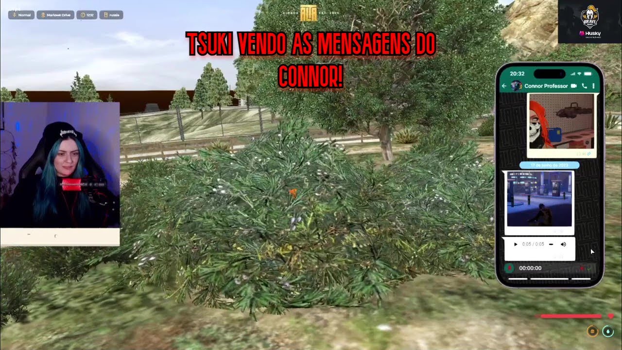 TSUKI VENDO AS MENSAGENS DO CONNOR! GTA RP CDA - YouTube
