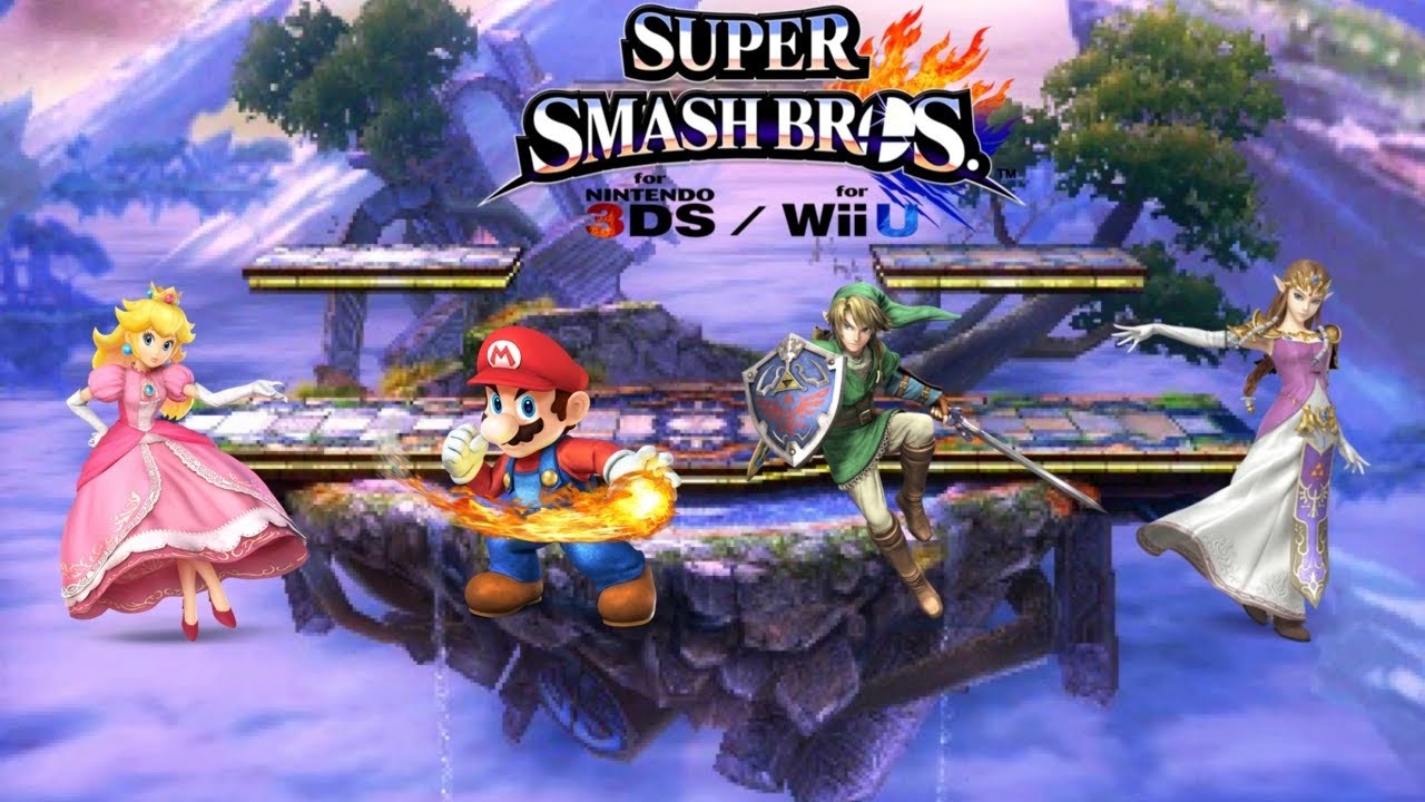 SSB 3DS - Peach (me) vs Mario vs Link vs Zelda - YouTube