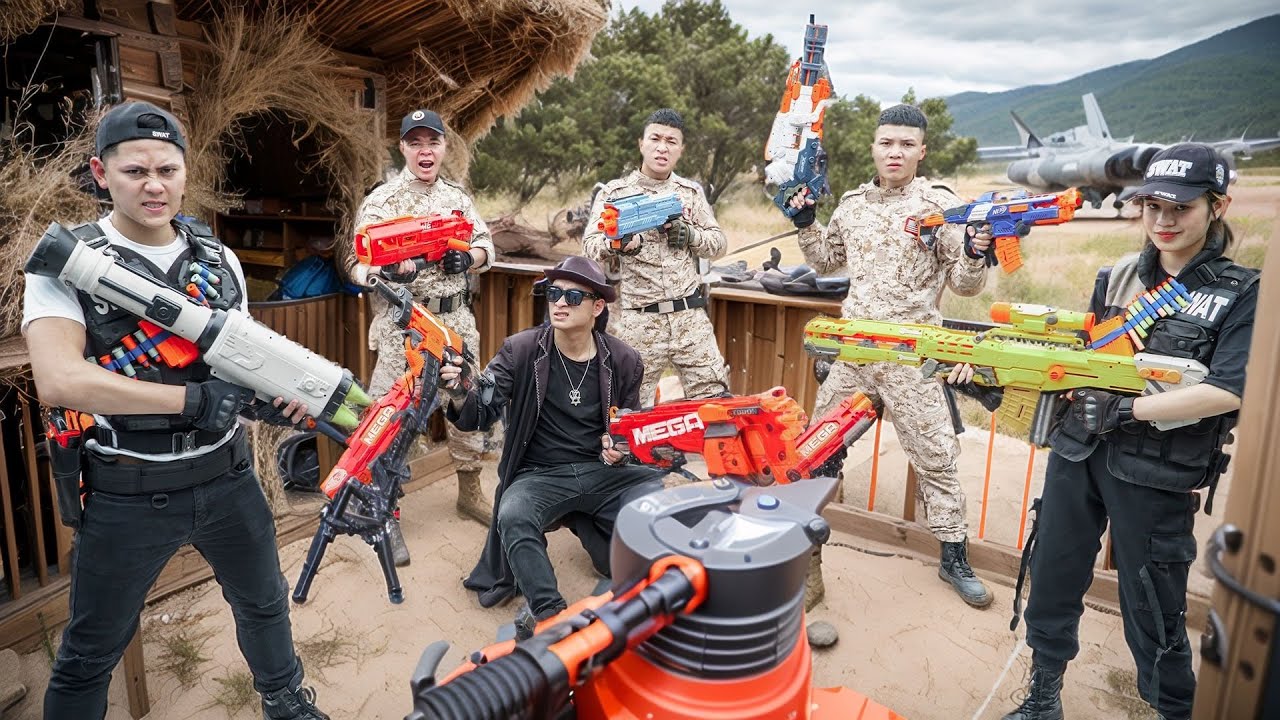 LTT Nerf War : SEAL X Destroys The Enemy Base With Tactical Nerf Guns ...