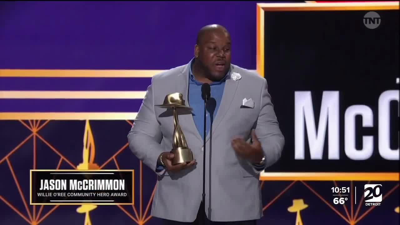 Detroit's Jason McCrimmonn wins Willie O'Ree NHL community award - YouTube