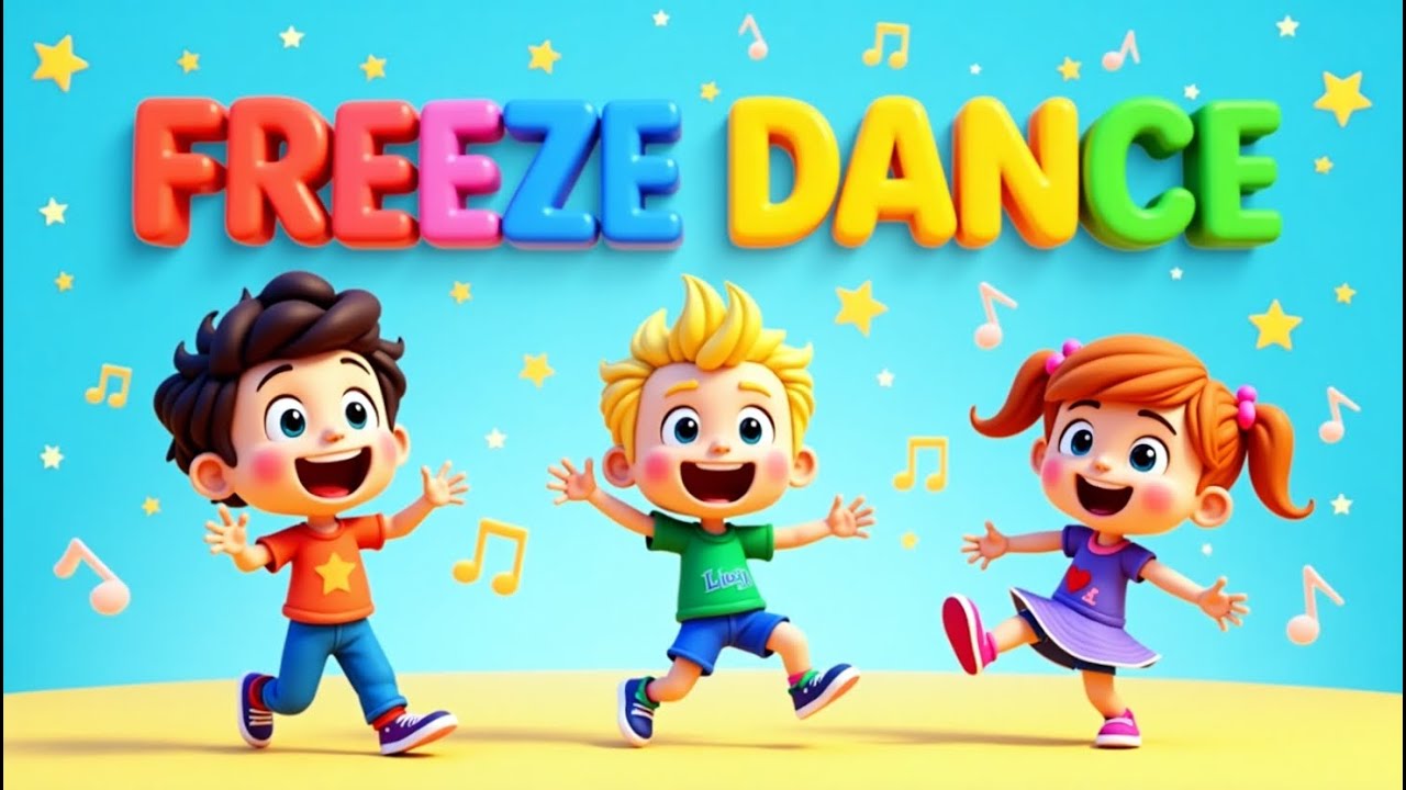 Freeze Dance Party Song 🧊🎉 | Move, Freeze & Have Fun! - YouTube