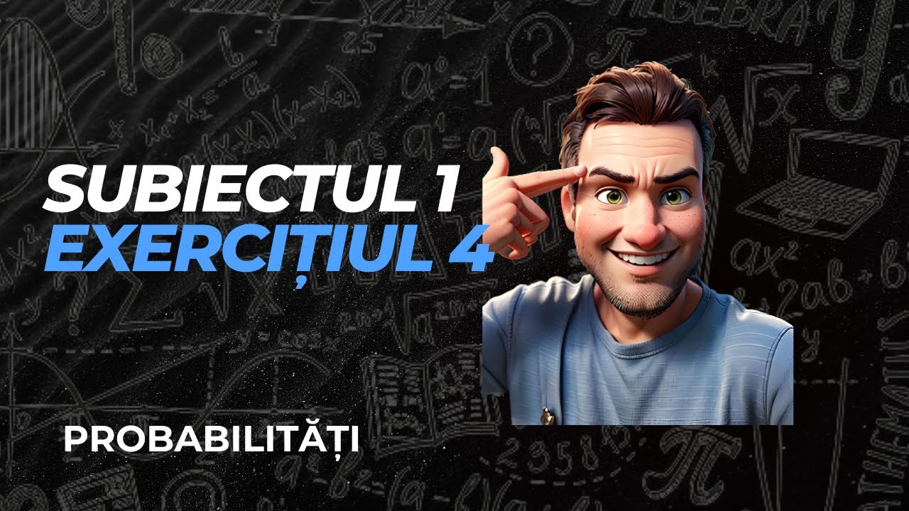 Rezolvare Probabilitati - Subiectul 1 - Mate BAC - YouTube