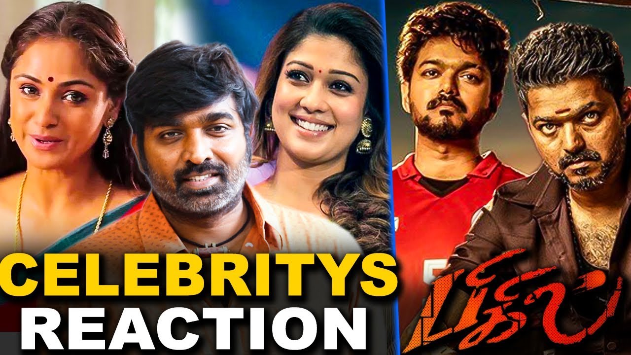 Simran, Nayanthara And More Celebrities About BIGIL First look ...
