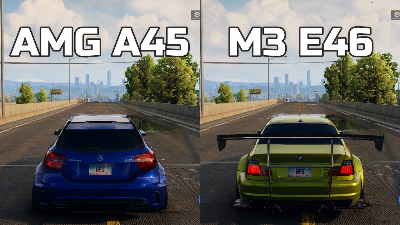 NFS Unbound: Mercedes-AMG A45 vs BMW M3 E46 - WHICH IS FASTEST (Drag ...