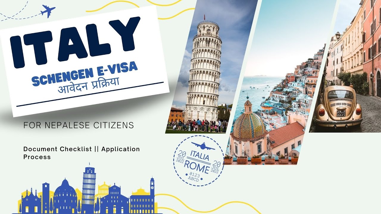 Italy Schengen Tourist Visa for Nepalese Citizens || Document Checklist ...