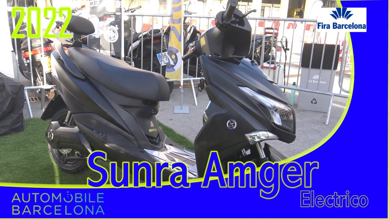 2022 Scooter eléctrico Sunra Anger Walk around Automobile Barcelona ...