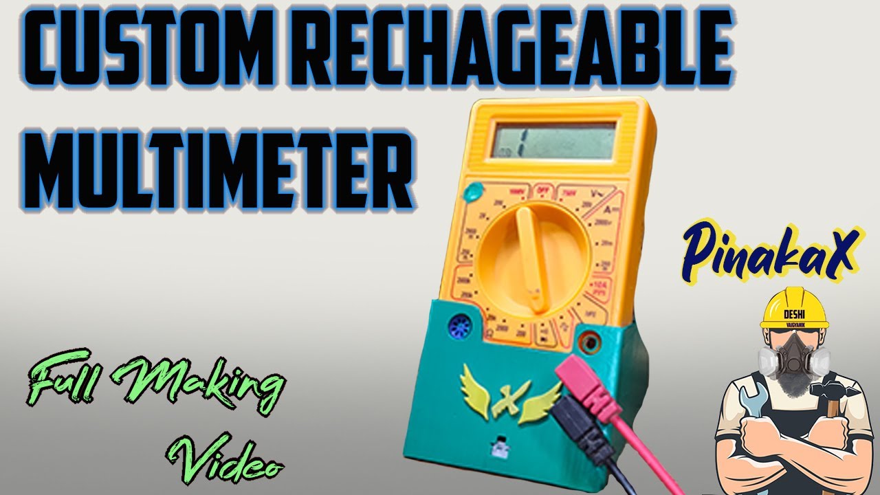 how to make multimeter at home // multimeter modification - YouTube