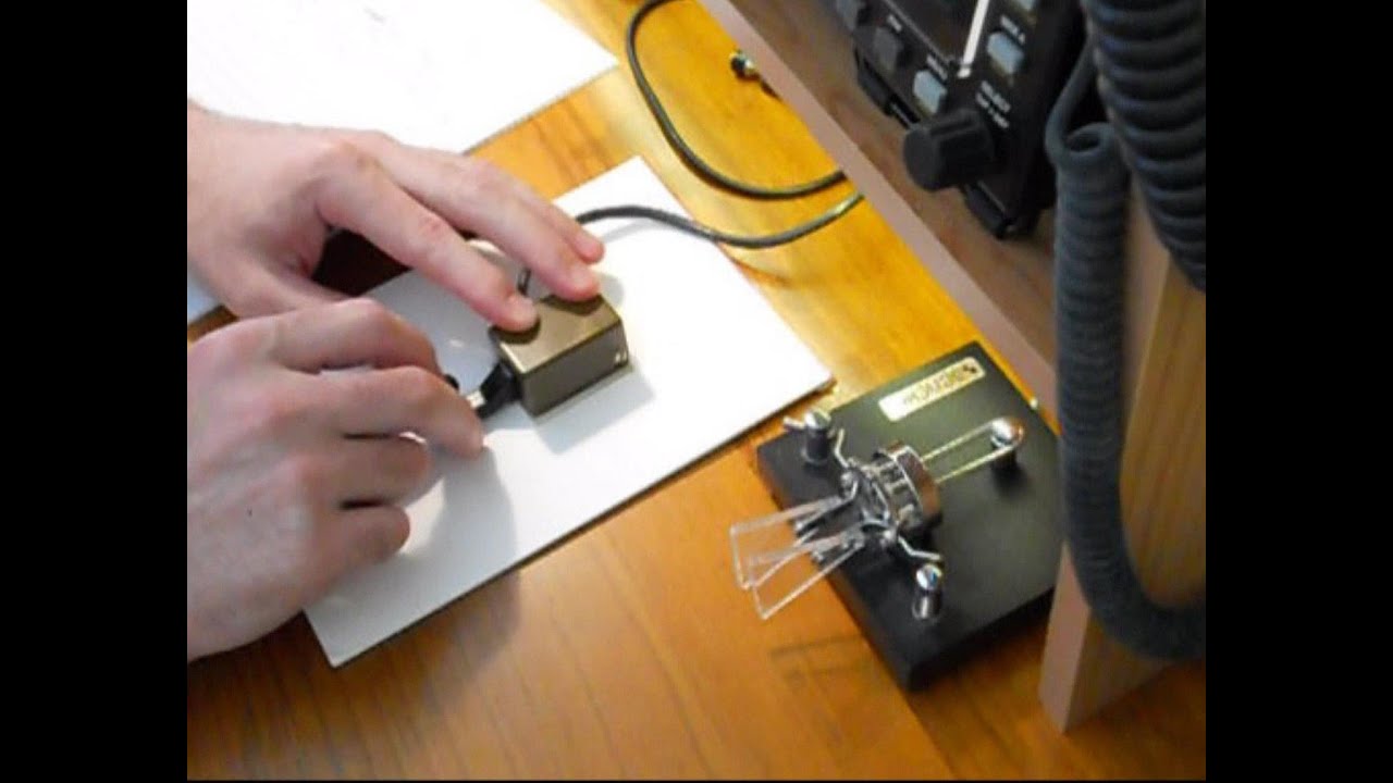 mini Russian Morse key - YouTube