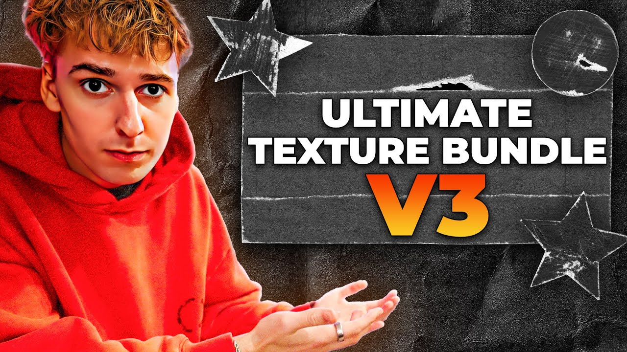 Ultimate Texture Bundle V3 (Collage Pack, Paper Effects & Transitions, Printer Paper Overlays ...