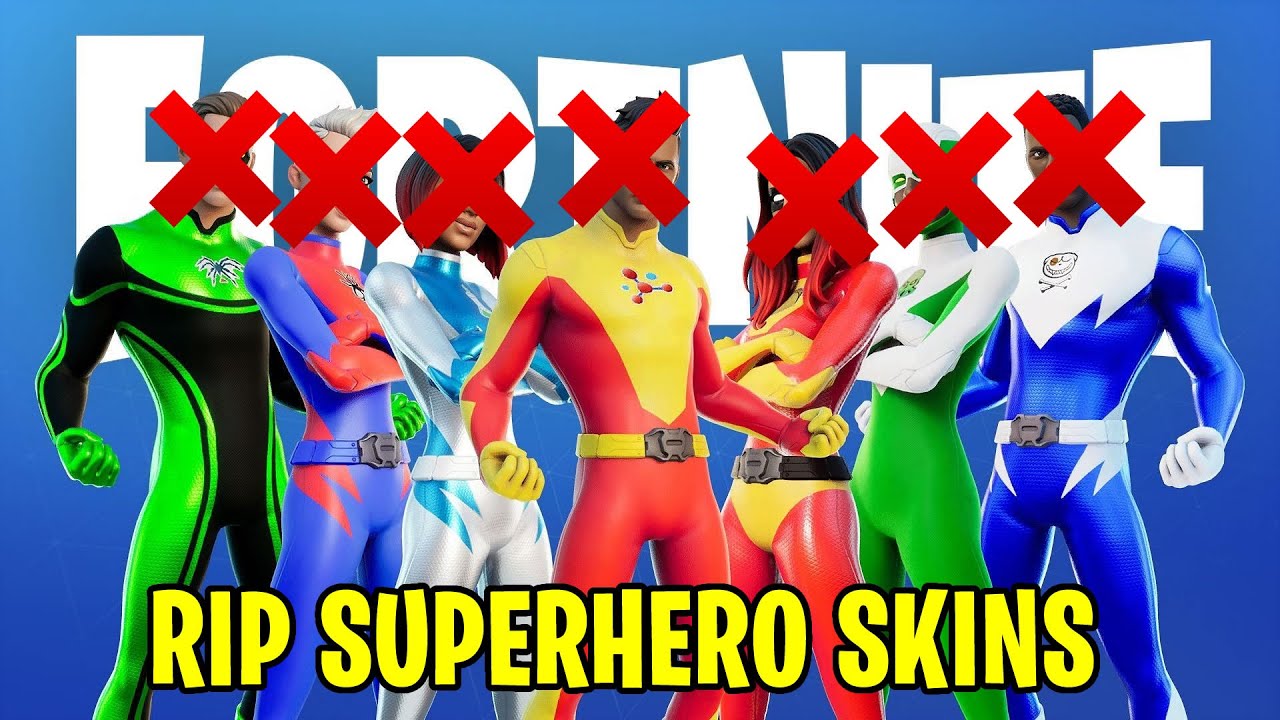 Sending Super Hero Skins to the Lobby - YouTube
