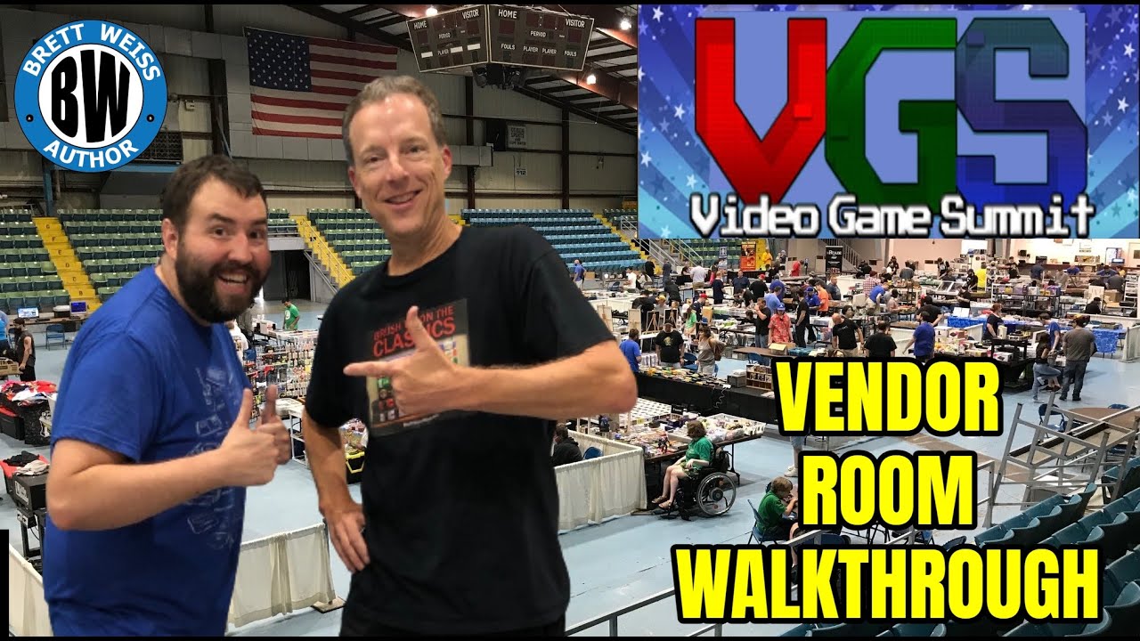 Video Game Summit Convention Vendors Room Walkthrough - Chicago - YouTube