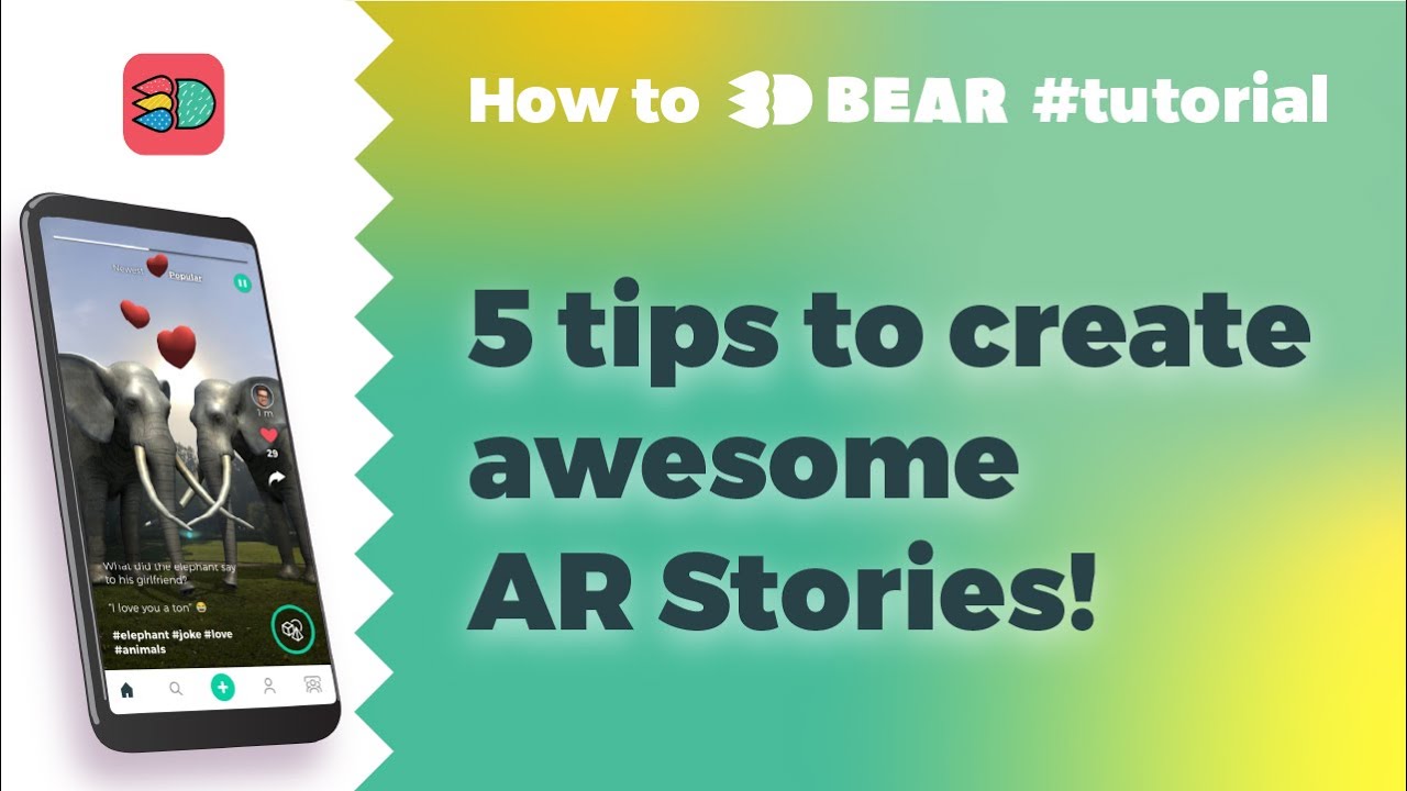 5 tips to create awesome AR Stories! - YouTube