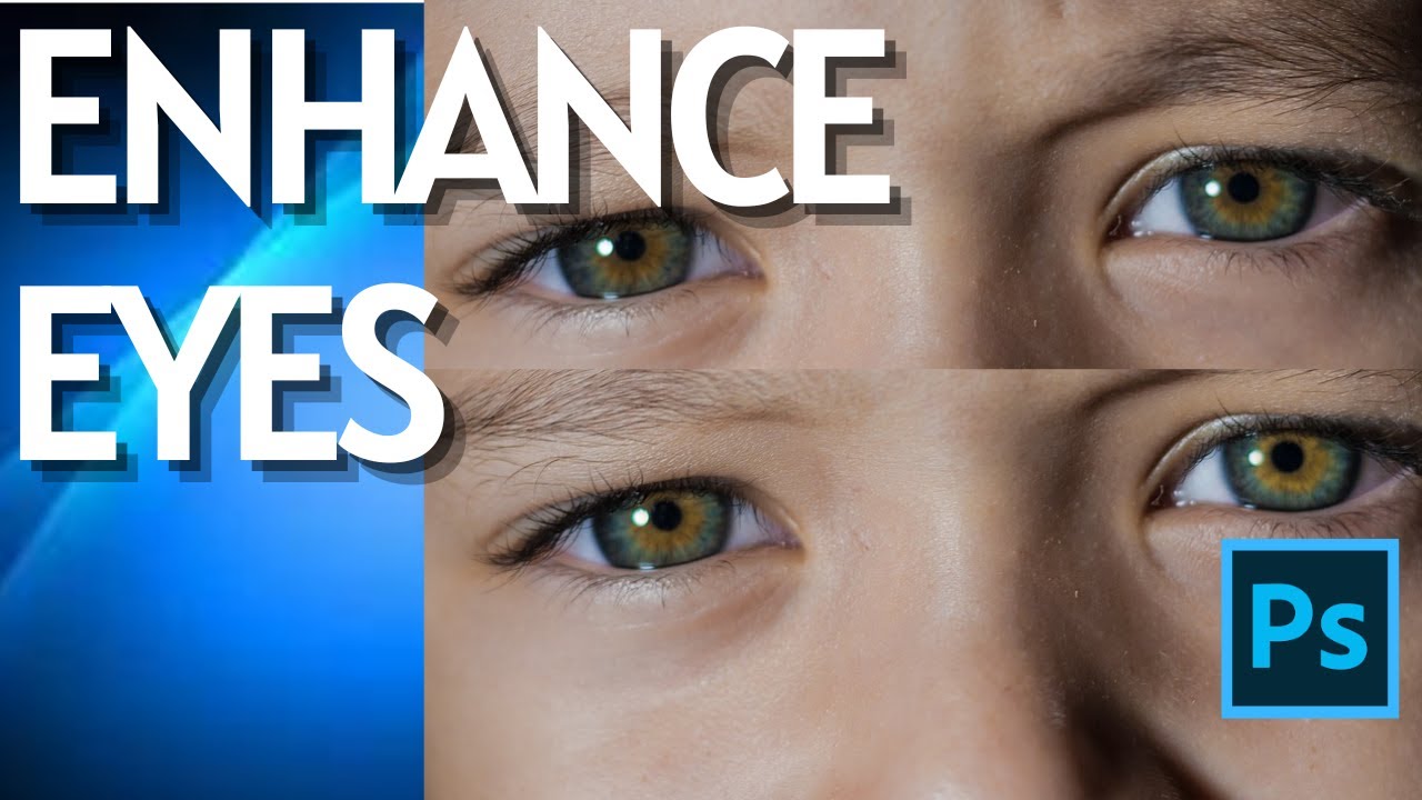 How to enhance eye color in Photoshop - YouTube