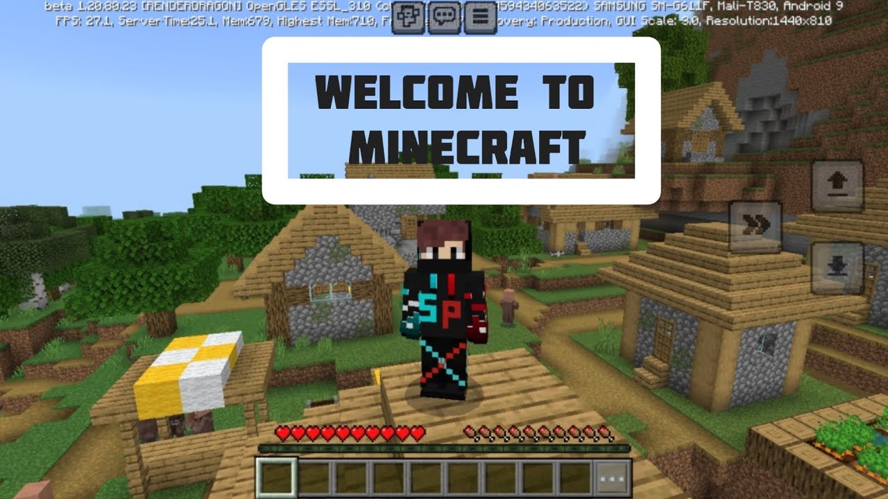 Welcome to Minecraft world || MINECRAFT || SP GAMERZ - YouTube