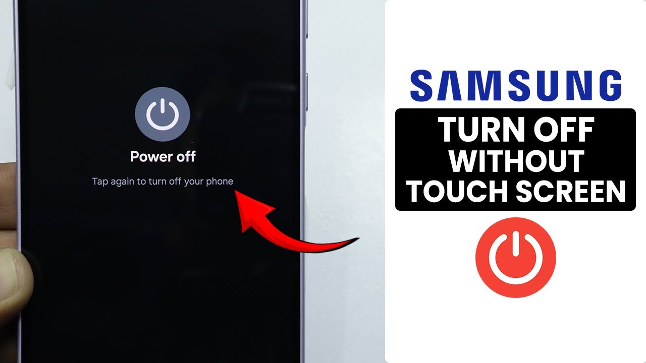 Switch Off Samsung Phone without Touch Screen - YouTube