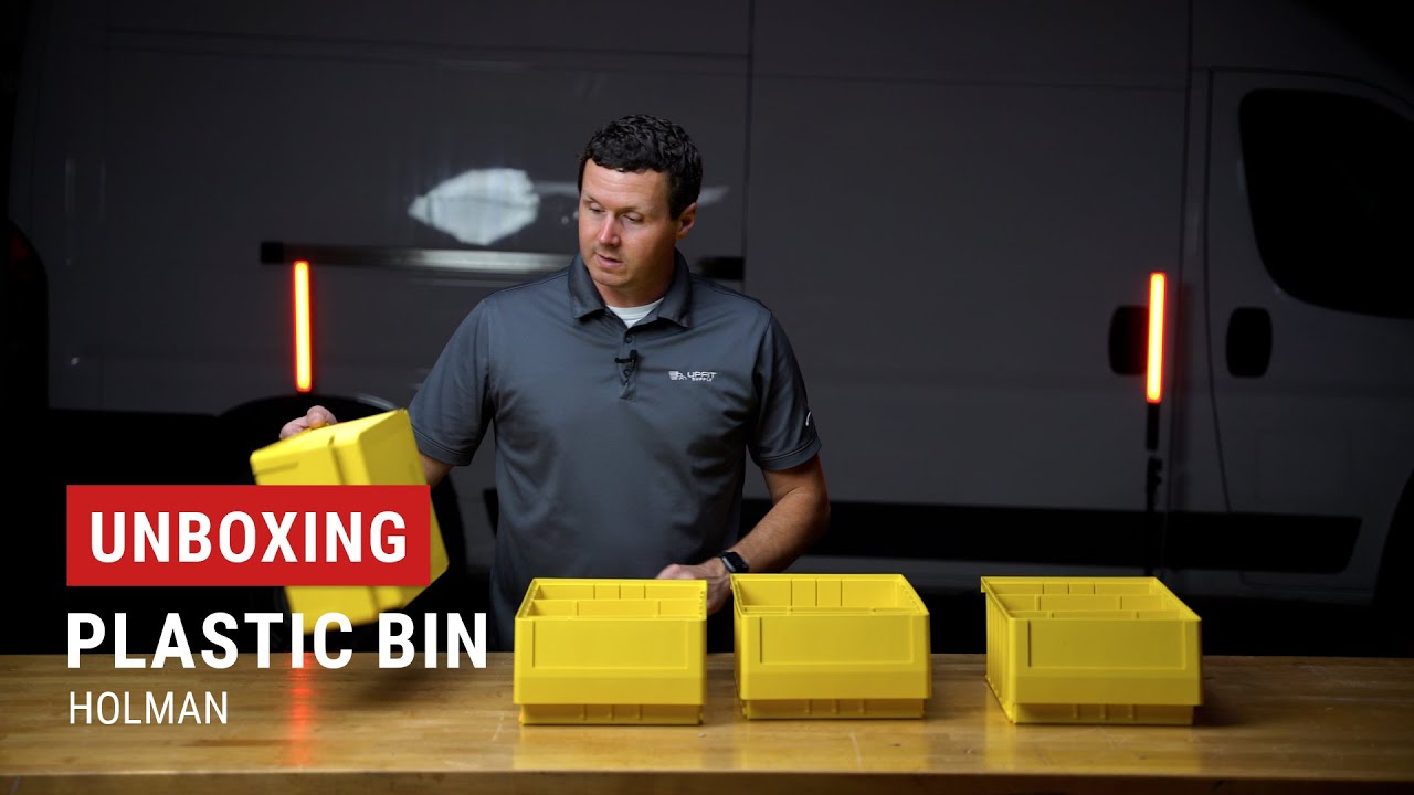 Unboxing Holman Plastic Bin - YouTube