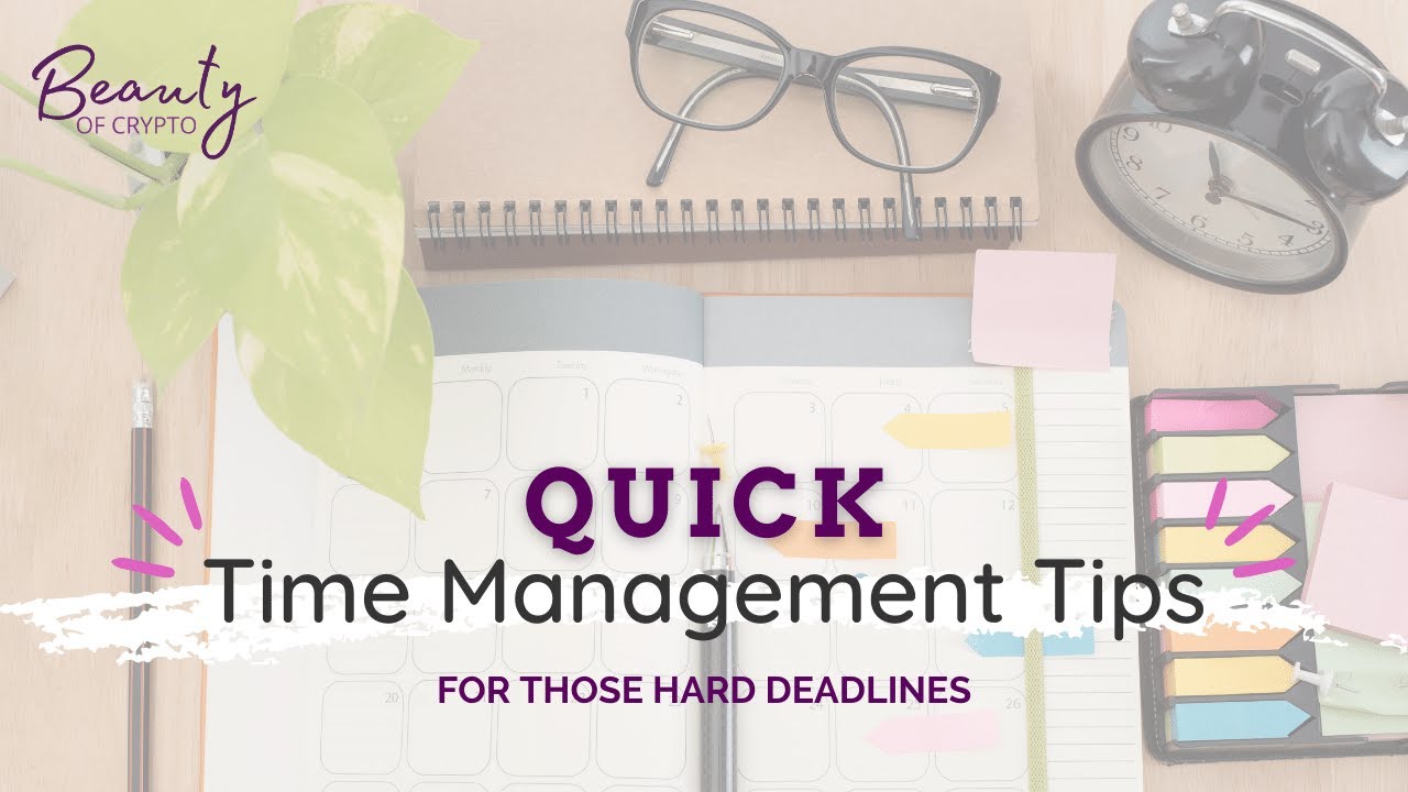 How To Meet Hard Deadlines - Simple Tips for Scheduling Time - YouTube