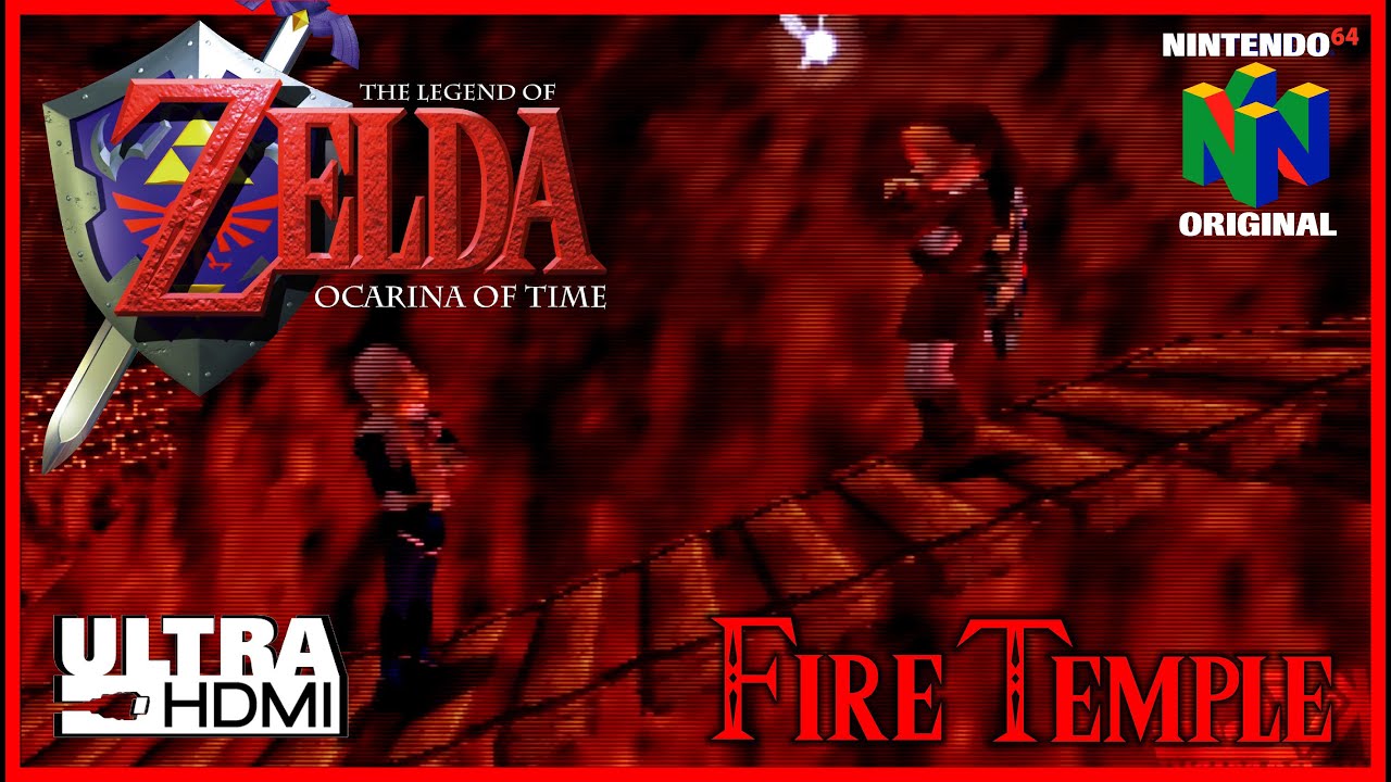 THE LEGEND OF ZELDA Ocarina of Time N64 - Fire Temple Walkthrough [N64 ...