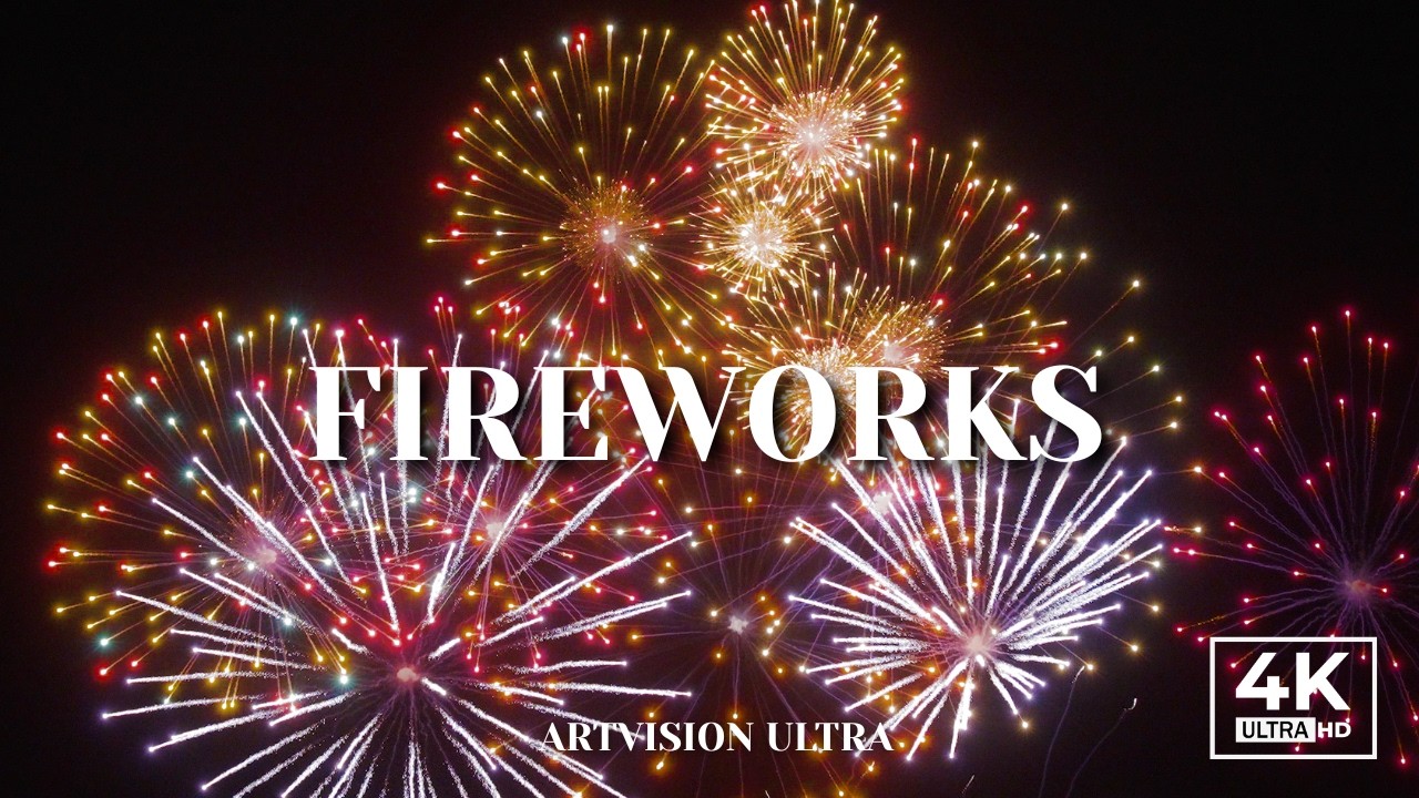 Fireworks in 4K – 1 Hour of Beautiful Night Sky & Festival Ambience ...