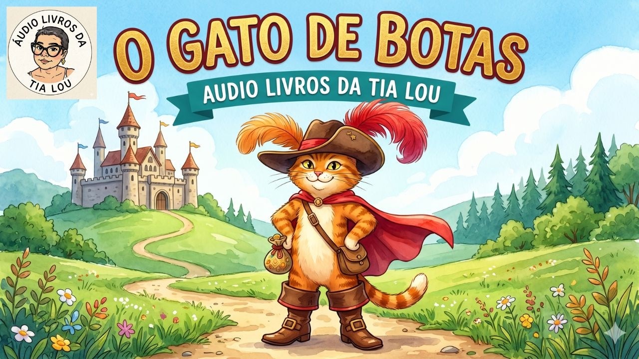 O Gato De Botas História Infantil Narrada Áudio Livros Da Tia Lou