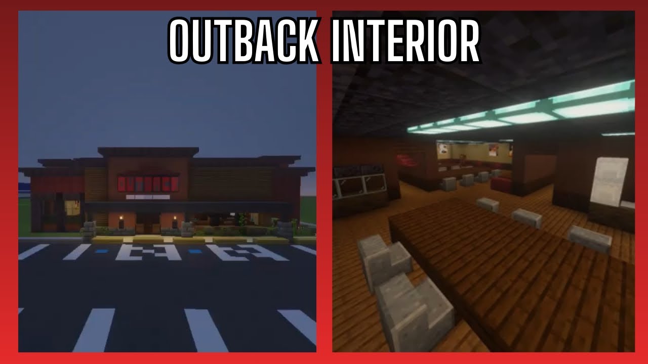 How To Make Outback Steakhouse Interior! (Refresh Series Minecraft ...