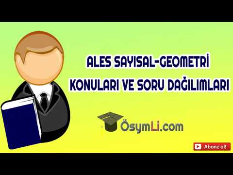 2026 ALES Geometri Konuları ve Soru Dağılımları✅