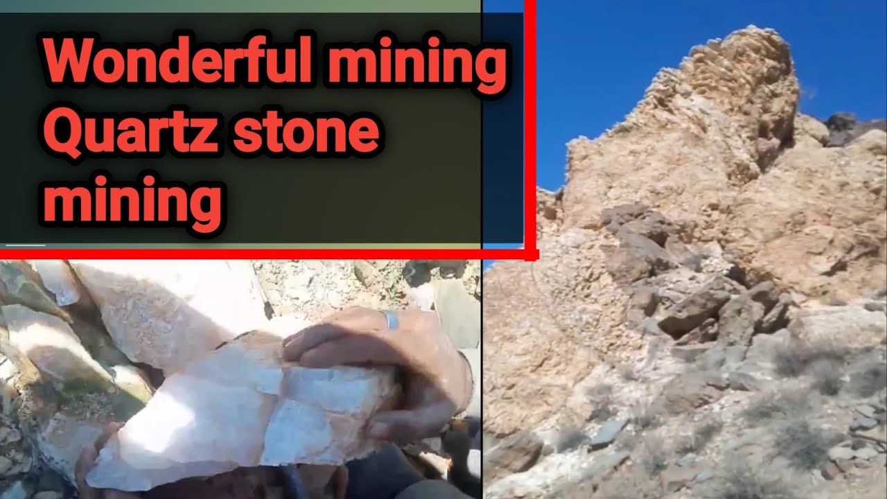 Quartz stone mining | How to mine quartz stone | quartz stone - YouTube