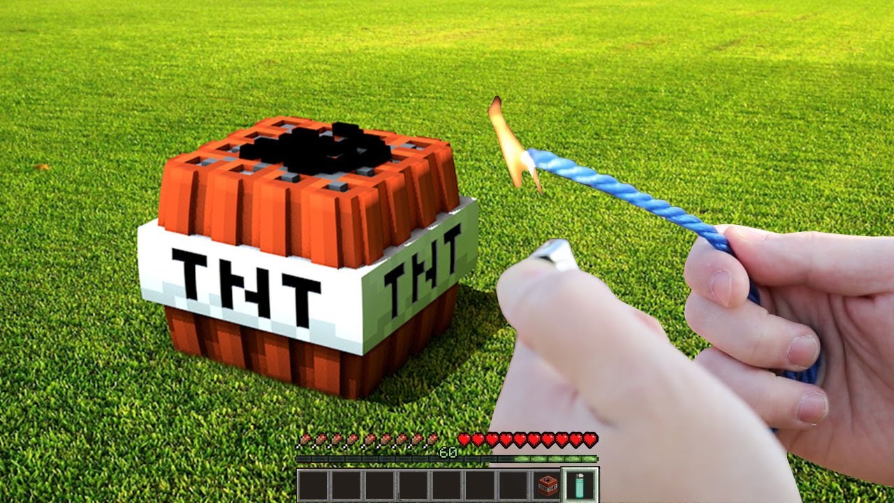 REALISTIC MINECRAFT IN REAL LIFE! - IRL Minecraft Animations / In Real ...