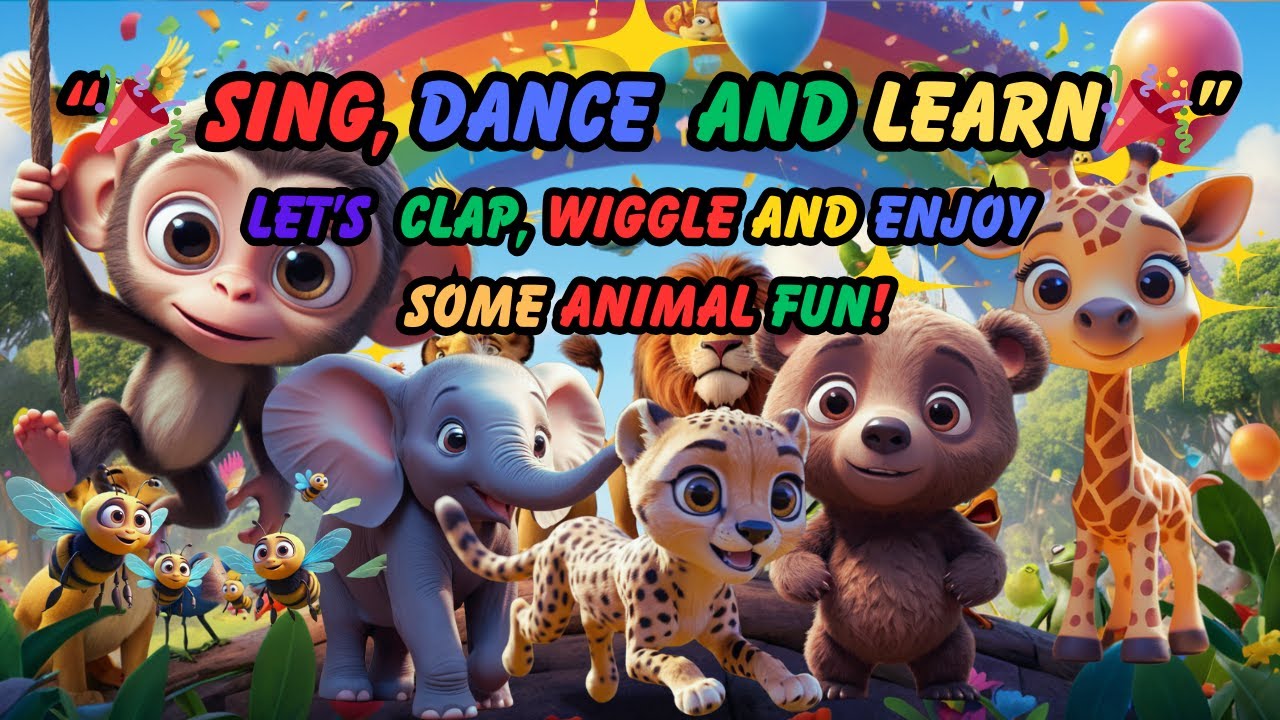 The Animal Dance Party I Educational Song for Kids - YouTube