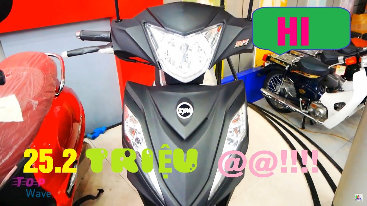 SYM Galaxy 125 EFI 2020 (SYM Sport Bonus SR) - Đen mờ - Walkaround ...