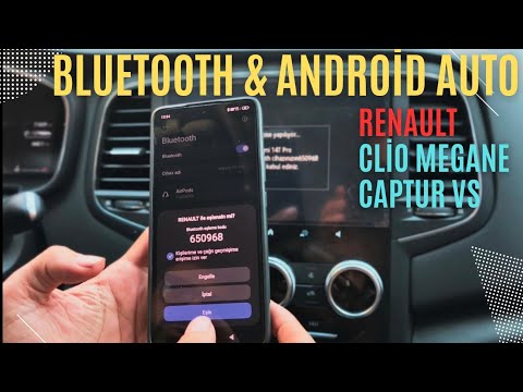 Renault Megane 4 clio captur telefon Bluetooth bağlama, android auto bağlantısı nasıl yapılır-müzik