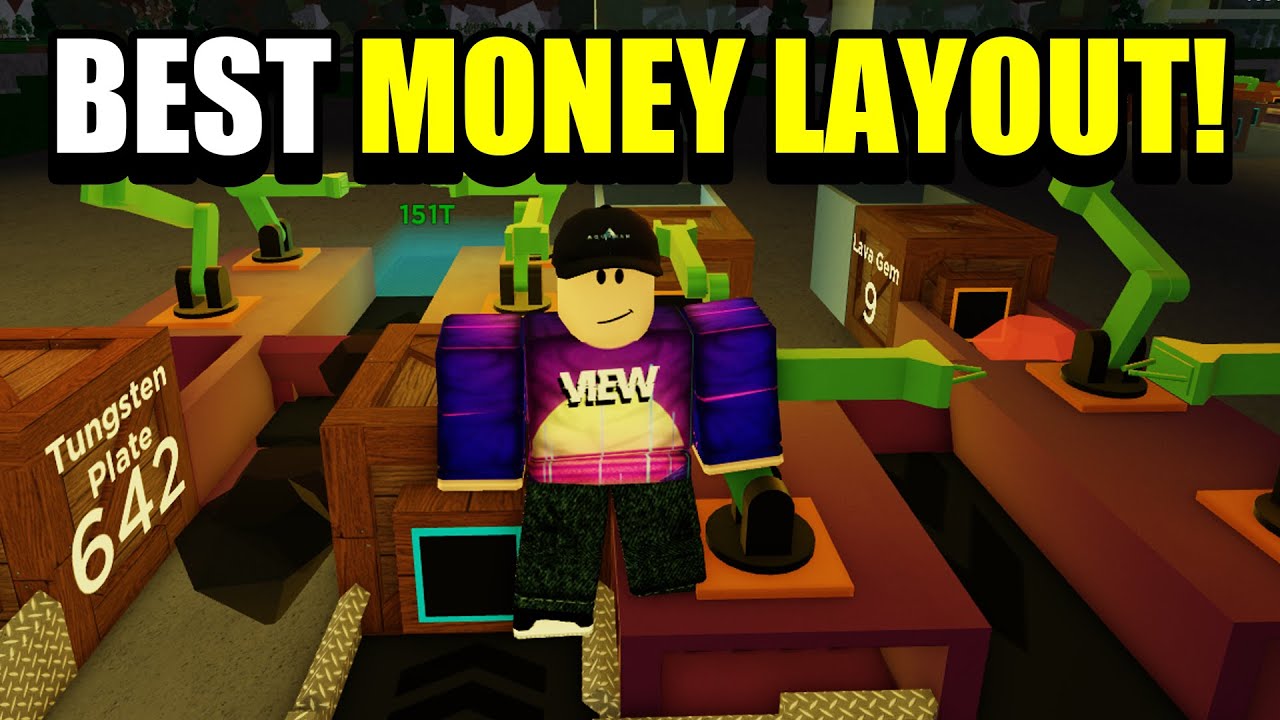 The BEST LAYOUT in FACTORY SIMULATOR! (EARN QUINTILLIONS) - YouTube
