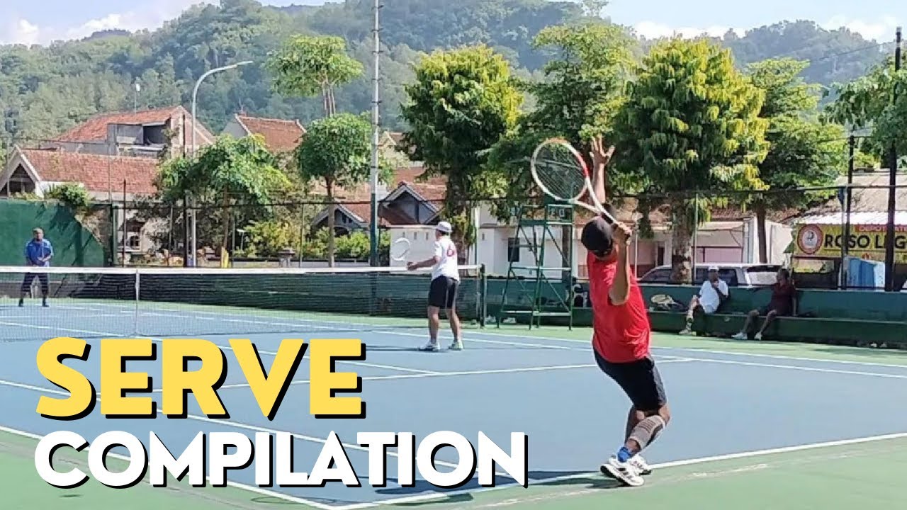 SERVE COMPILATION | TENNIS FOR FUN | @tetapsemangat80 - YouTube