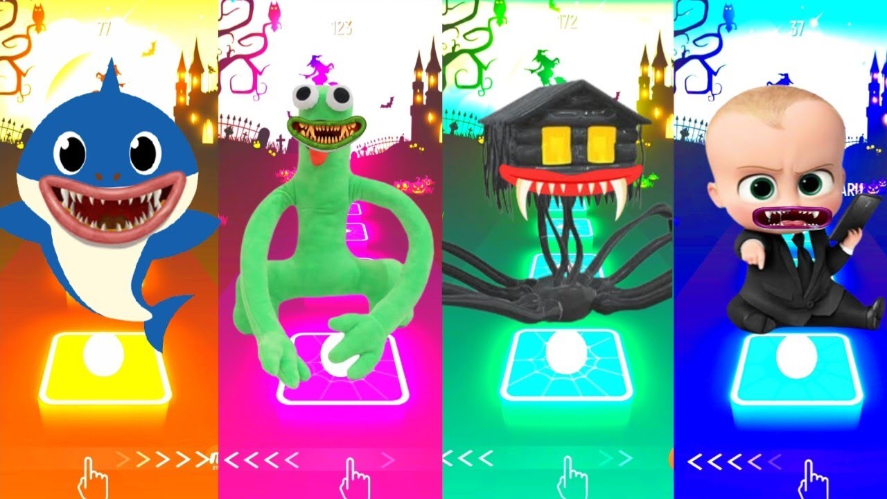 DJ Toilet 🆚 Rambo Toilet 🆚 Camera Man 🆚 Skibidi Toilet - Tiles Hop EDM ...