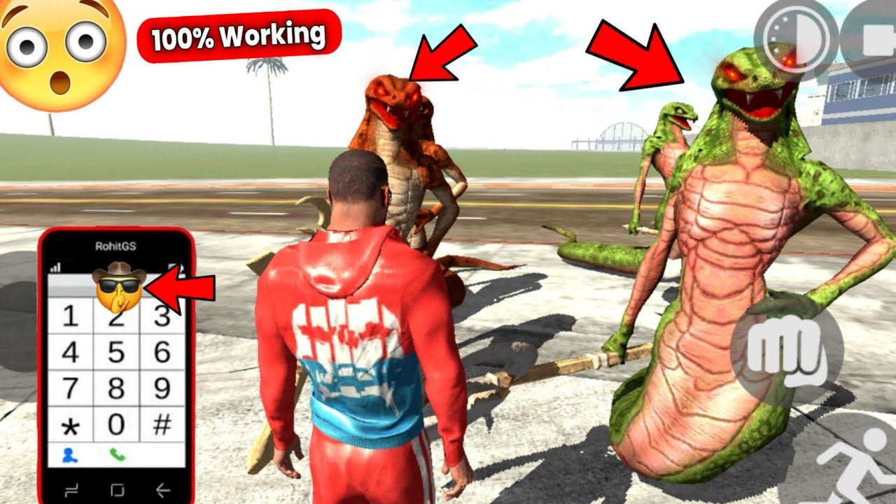 New Snake Monster Cheat Code ! In Indian Bikes Driving 3d| Snake monster cheat code Indian bikes ...